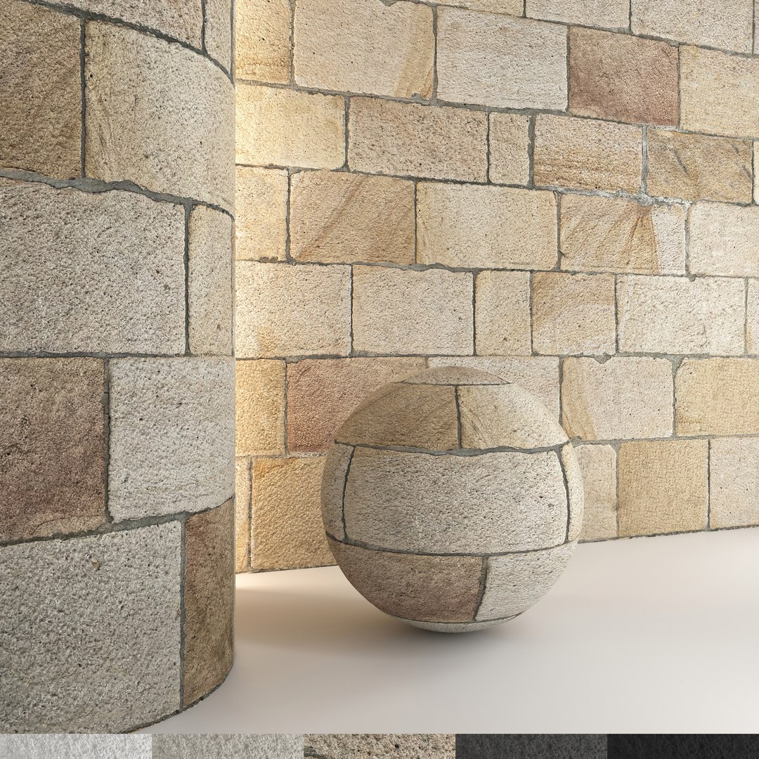 3D Stone Wall 26 Model - TurboSquid 2157837