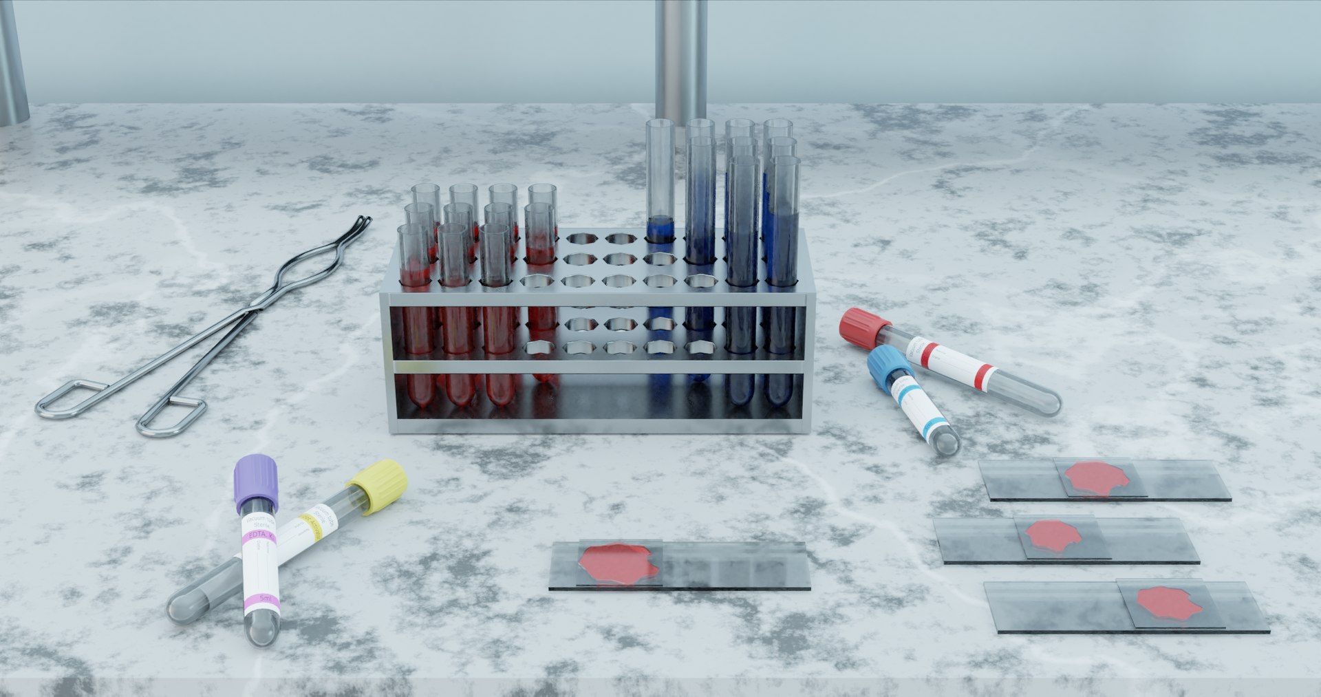 3D Laboratory Equipment Material De Laboratorio Model - TurboSquid 2081102