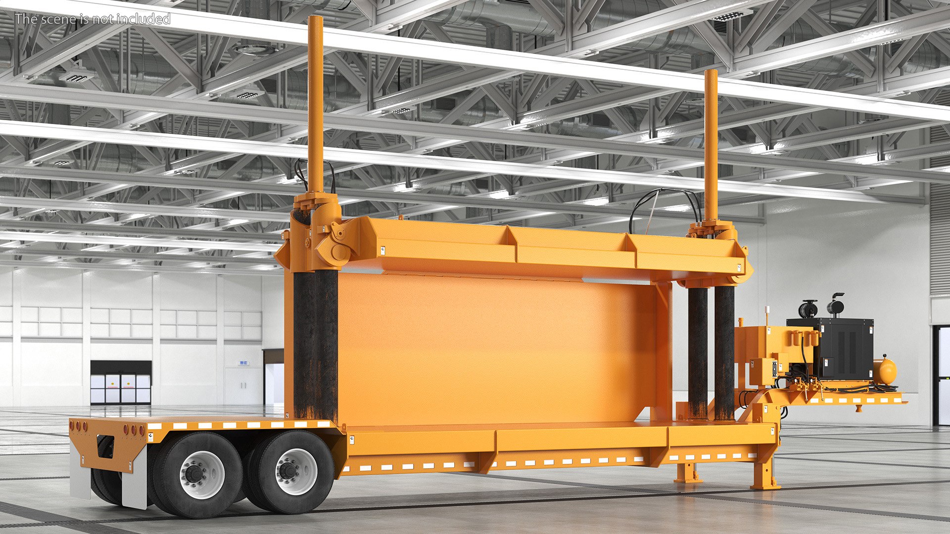 3D Model Mobile Car Press Yellow - TurboSquid 2150144