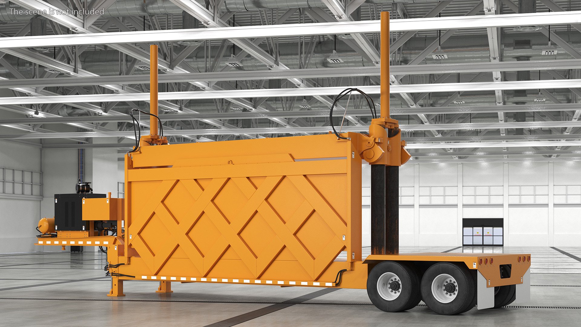 3D Model Mobile Car Press Yellow - TurboSquid 2150144