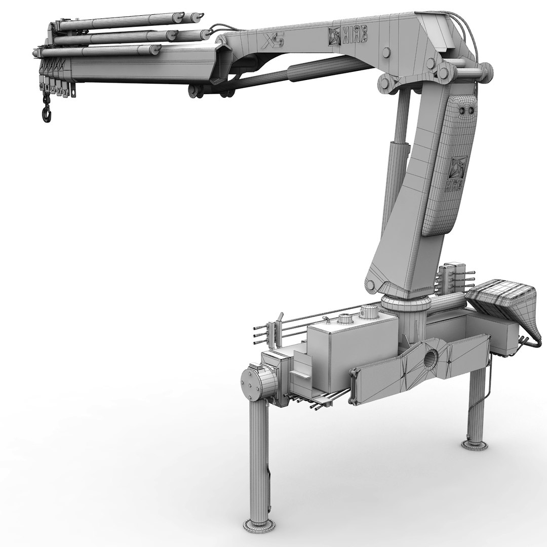 3d Crane Hiab 099