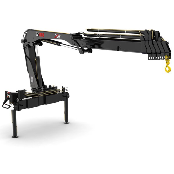 wood roman crane 3d model