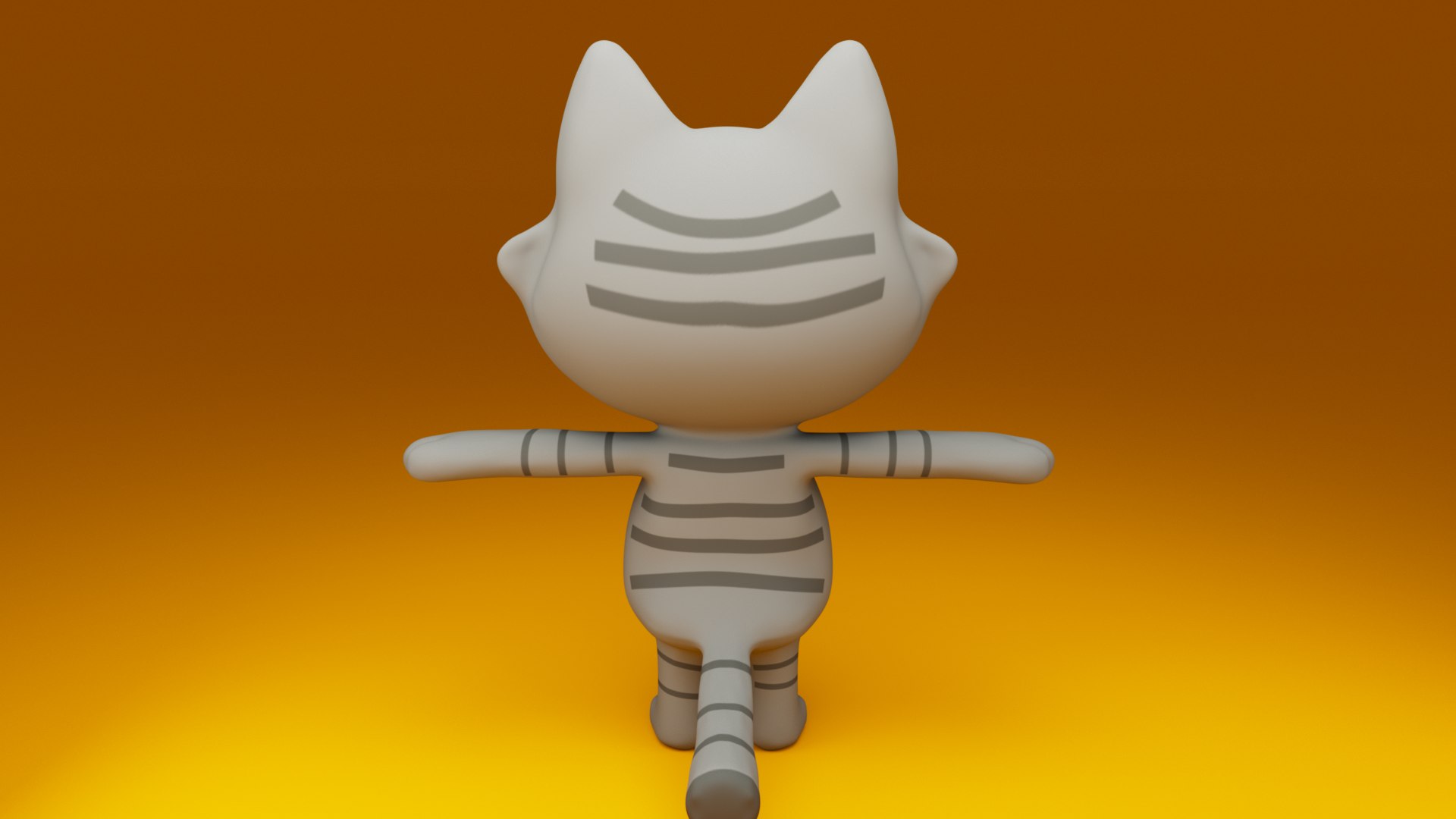 Stylized Cartoon Anthropomorphic Cat 3D Model 3D Model - TurboSquid 2204494