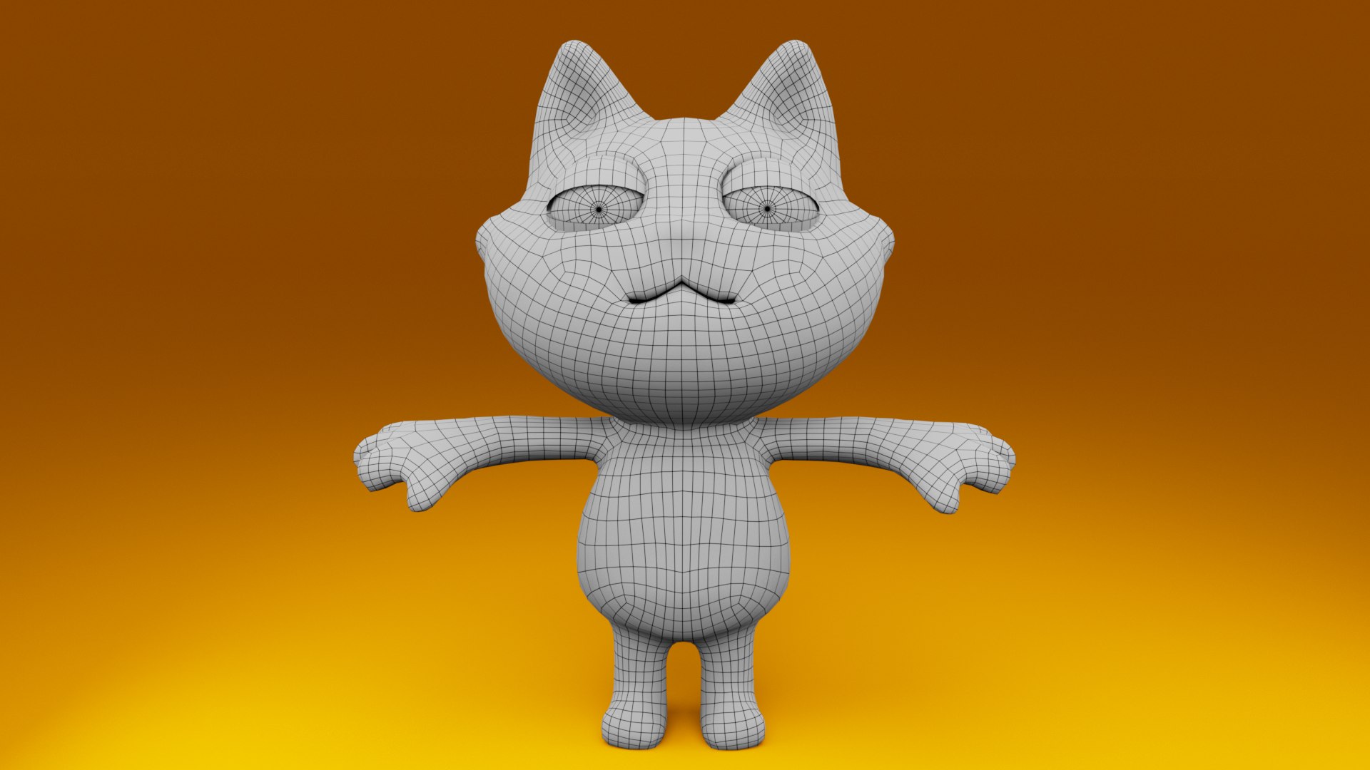 Stylized Cartoon Anthropomorphic Cat 3D Model 3D Model - TurboSquid 2204494
