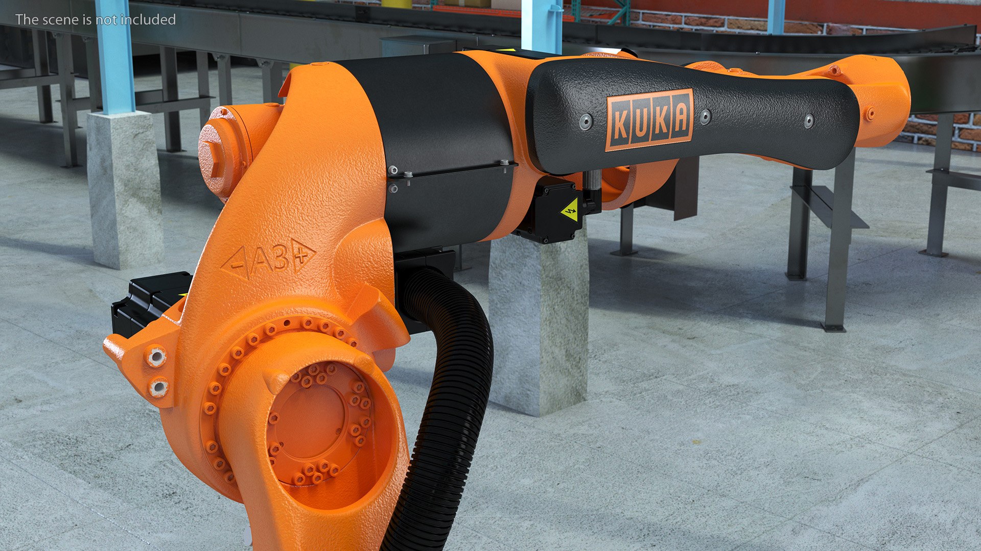 3D KUKA Industrial Robot Arm KR 5-2 Arc Rigged For Maya - TurboSquid ...
