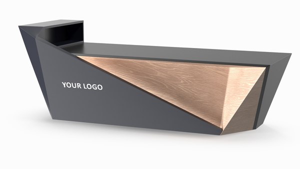 modelo 3d Mostrador de recepción de alta tecnología - TurboSquid 2052629