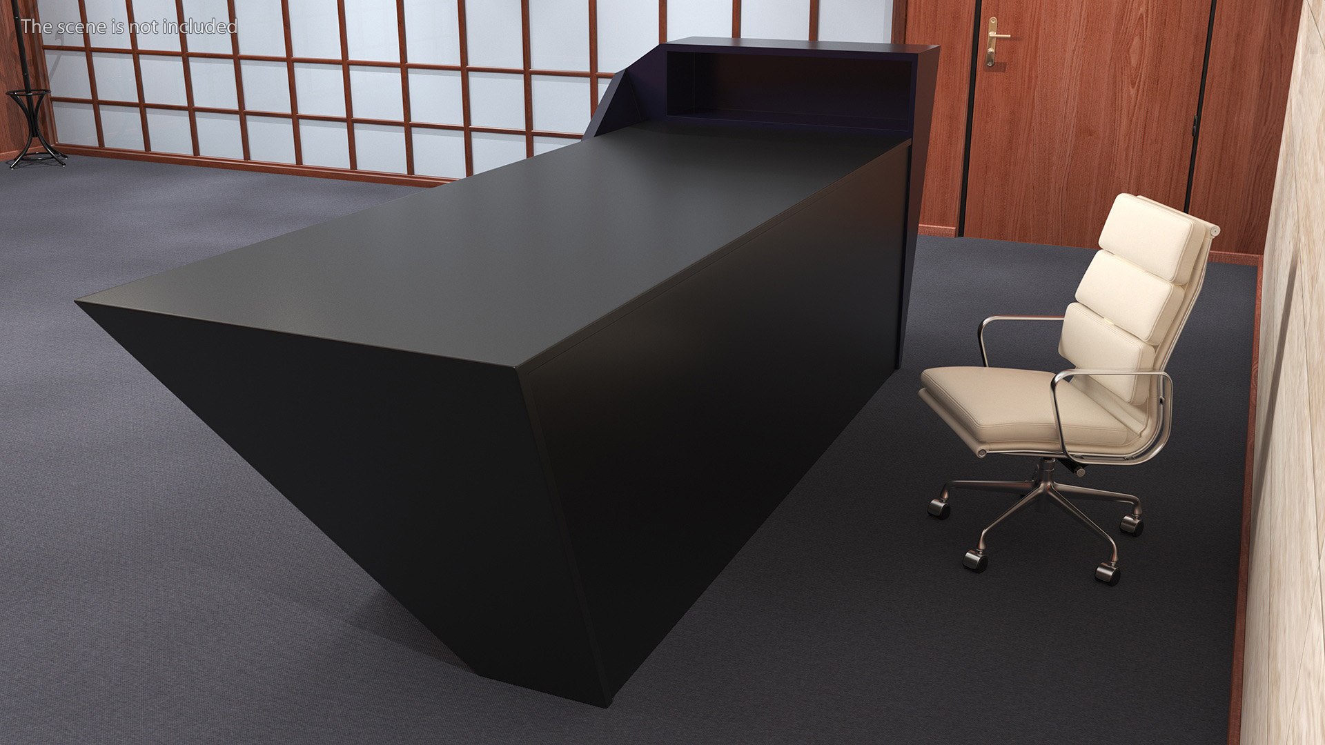 High Tech Reception Desk Model - TurboSquid 2052629