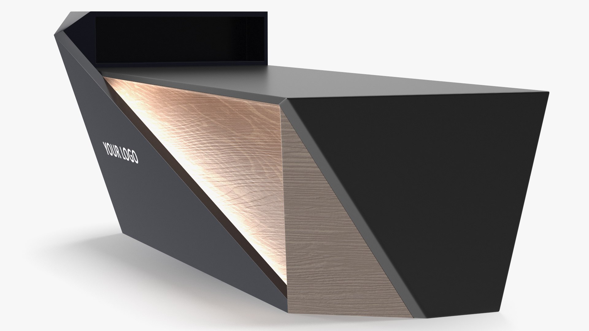 High Tech Reception Desk model - TurboSquid 2052629