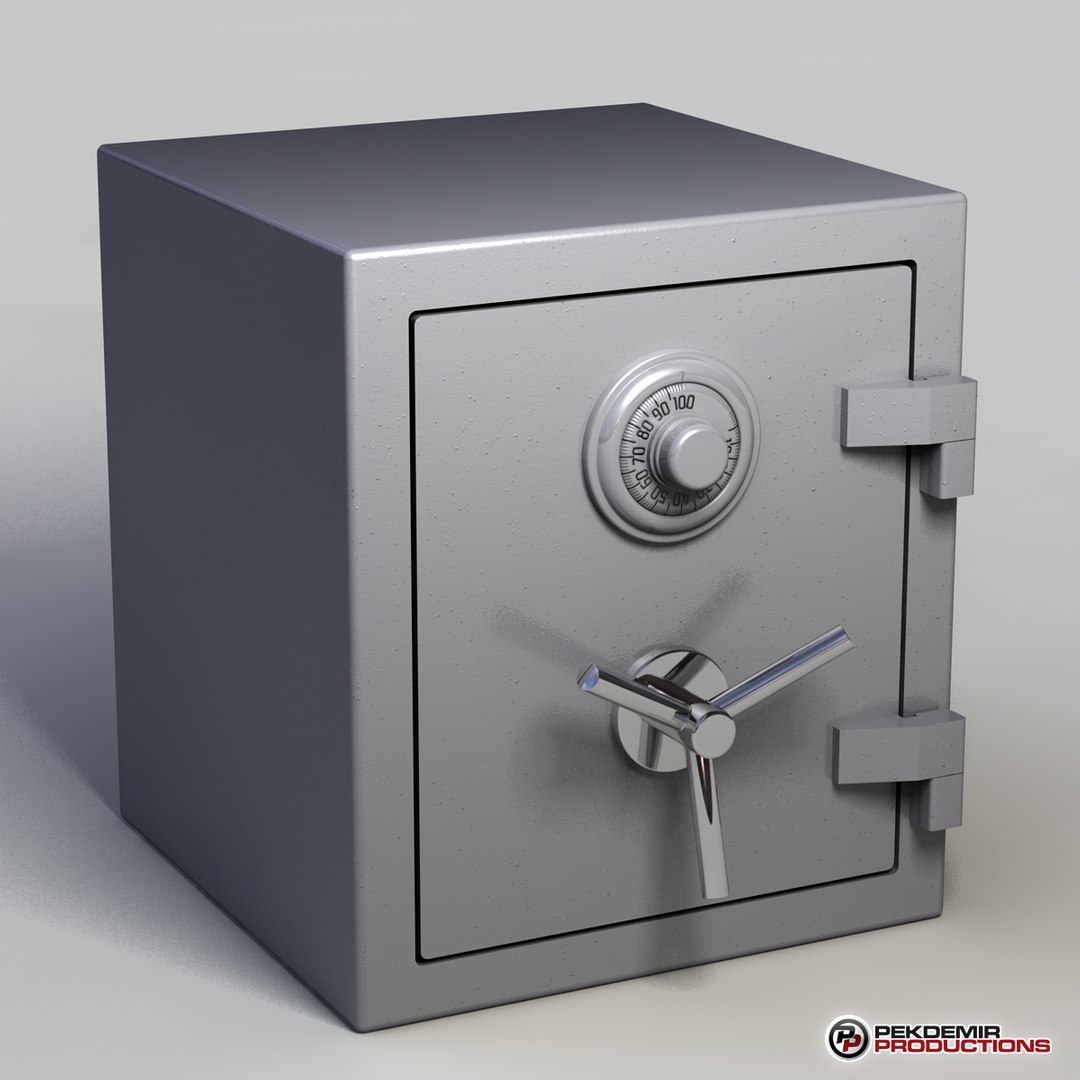 3d Bank Safe Model