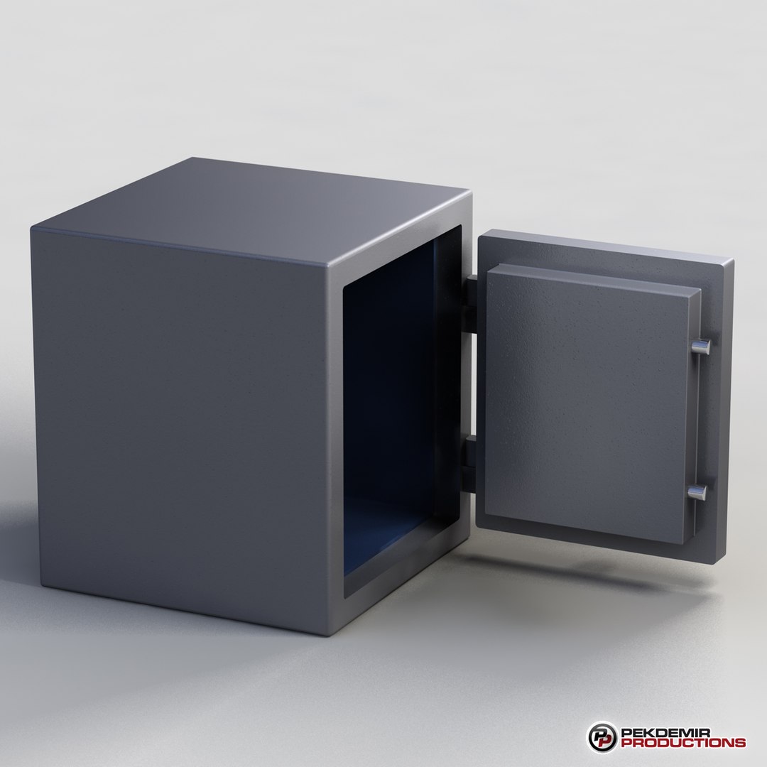 3d Bank Safe Model