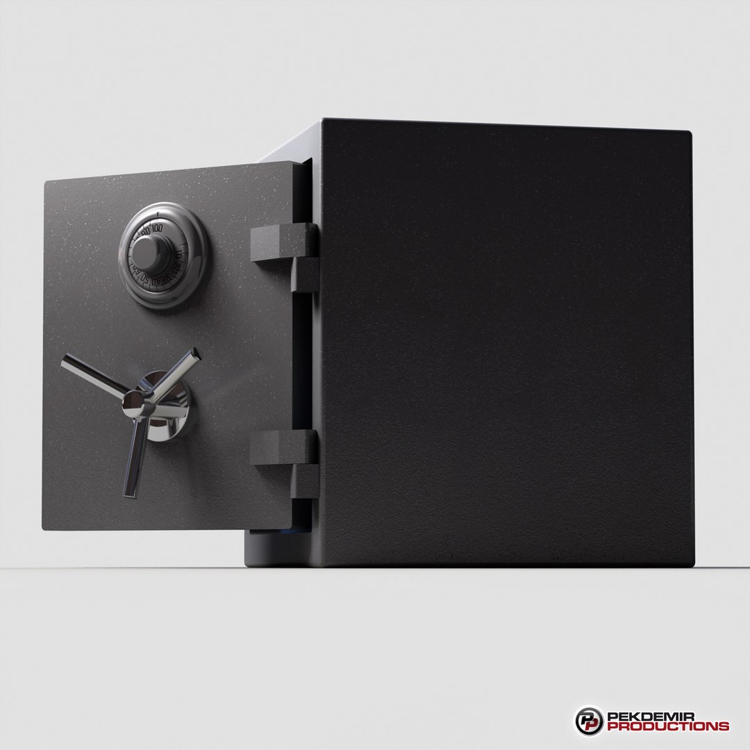 3d Bank Safe Model