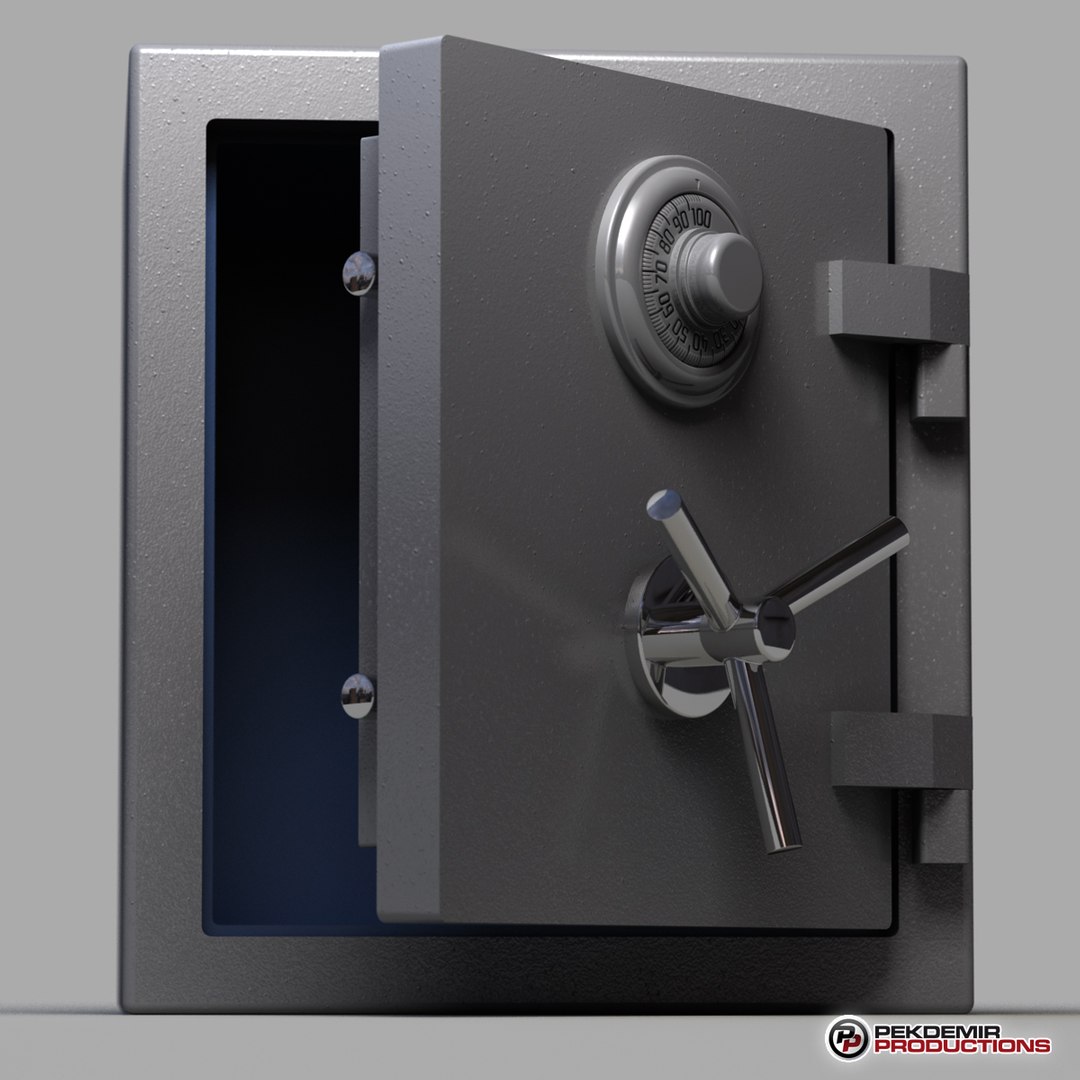 3d Bank Safe Model