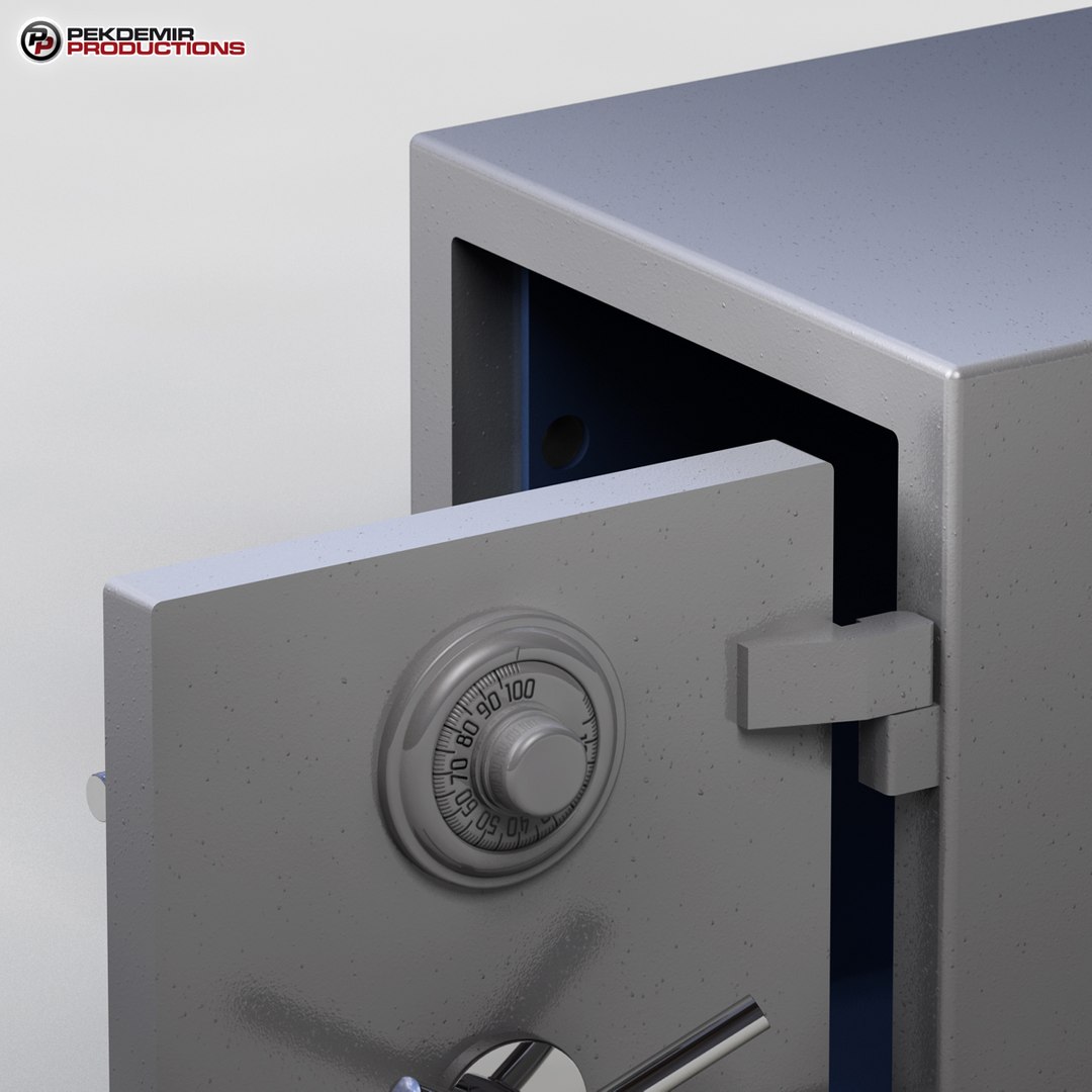 3d Bank Safe Model