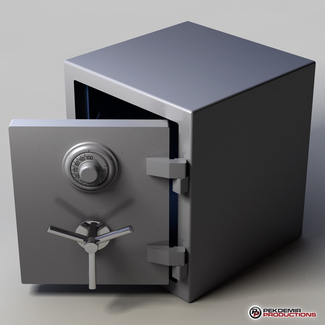 3d Bank Safe Model