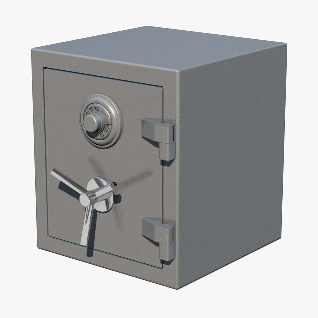 3d Bank Safe Model