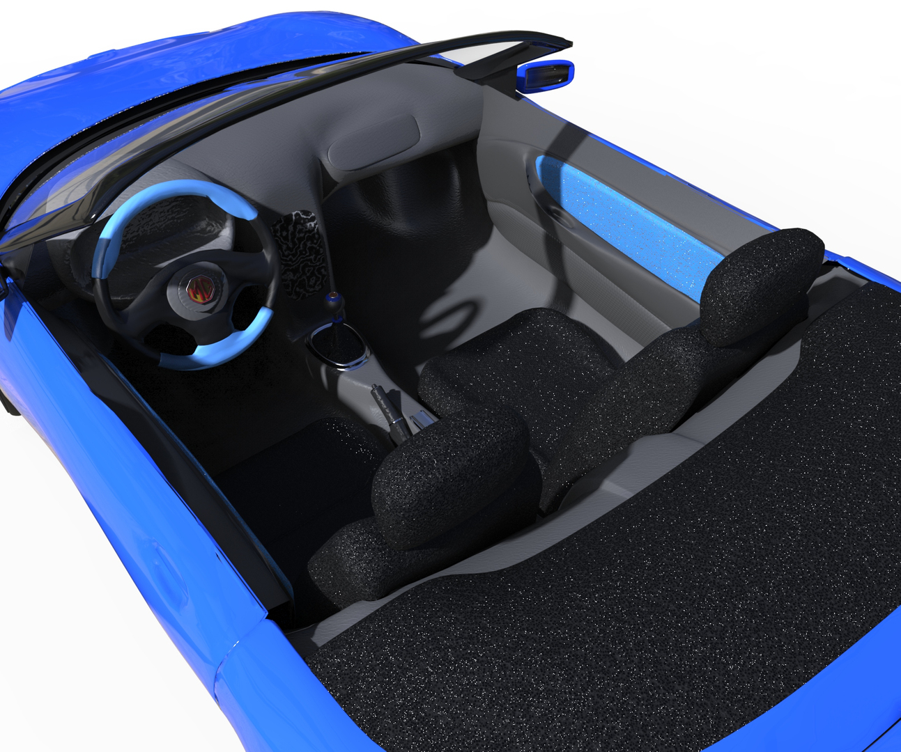 mg mgf 3d obj