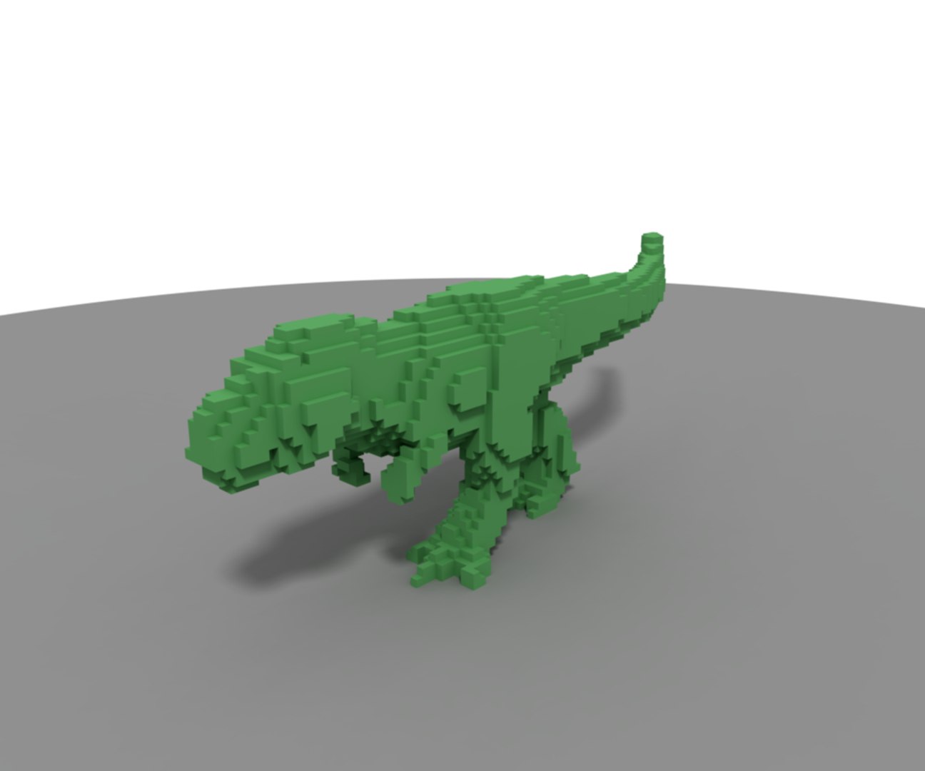 3d Model Dinosaur Voxel T-rex