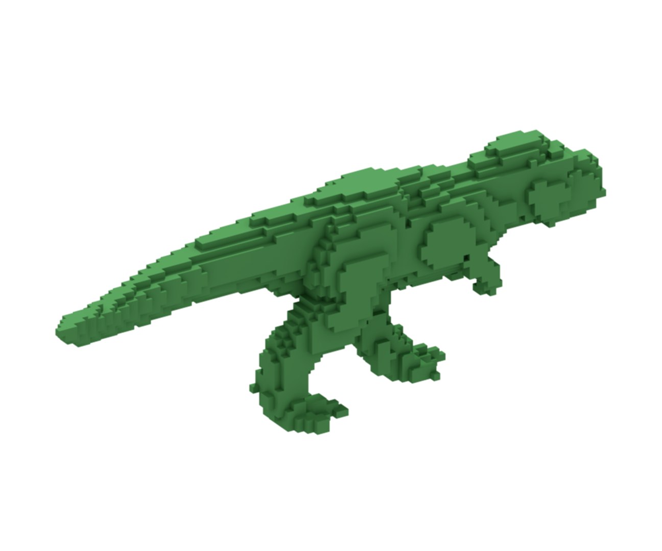 3d Model Dinosaur Voxel T-rex