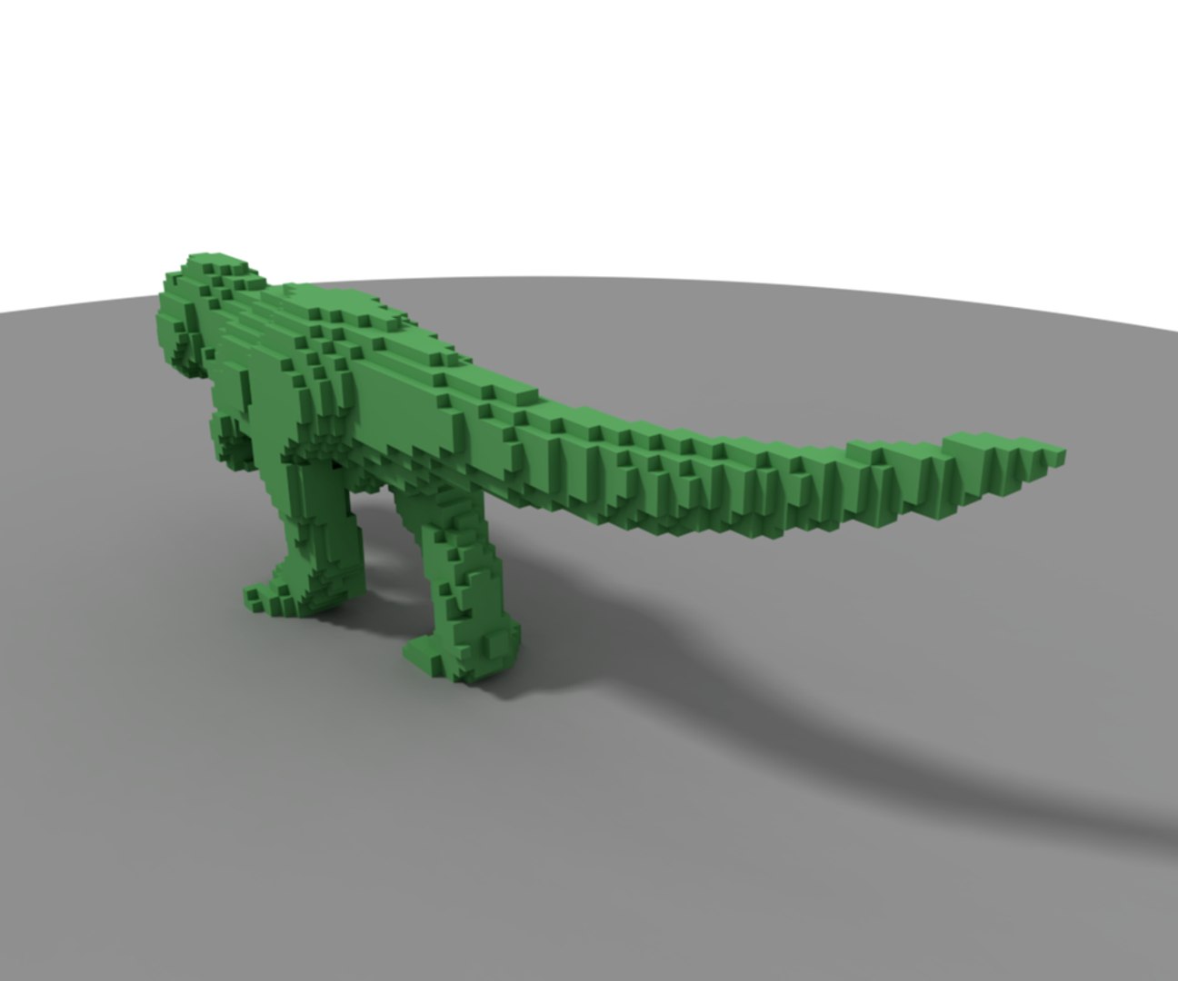 3d Model Dinosaur Voxel T-rex