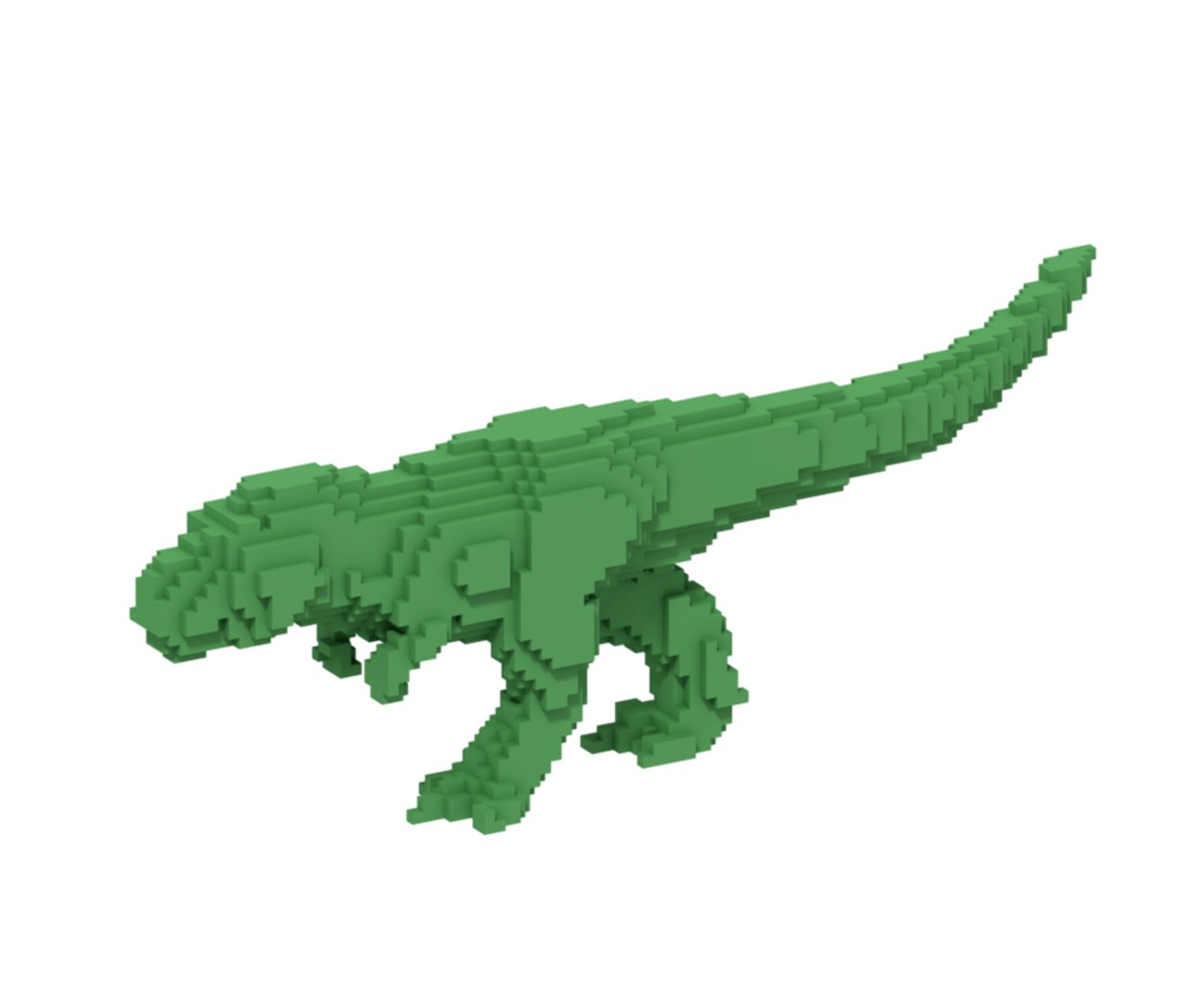 3d Model Dinosaur Voxel T-rex