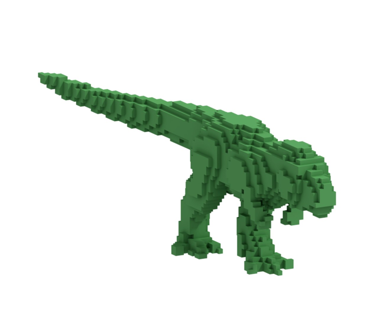 3d Model Dinosaur Voxel T-rex