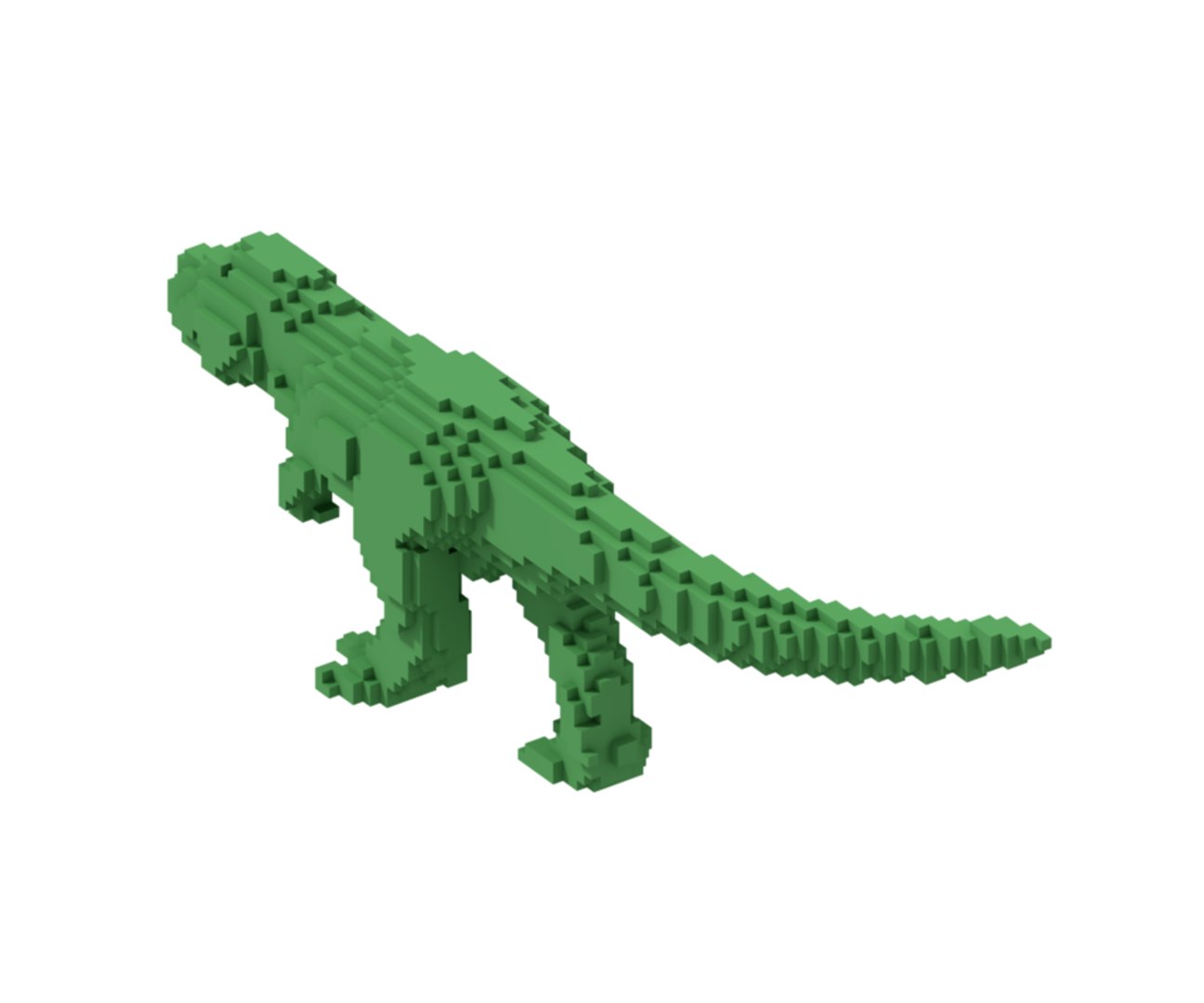 3d Model Dinosaur Voxel T-rex