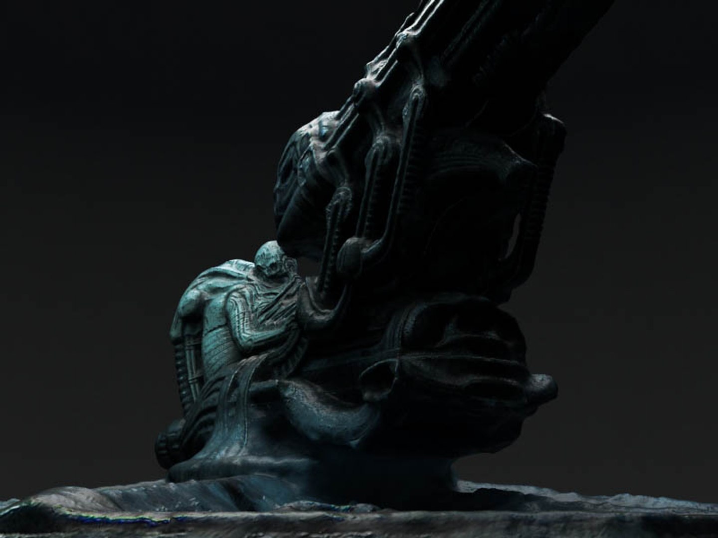 Alien Space Jockey 3D Model - TurboSquid 1881923