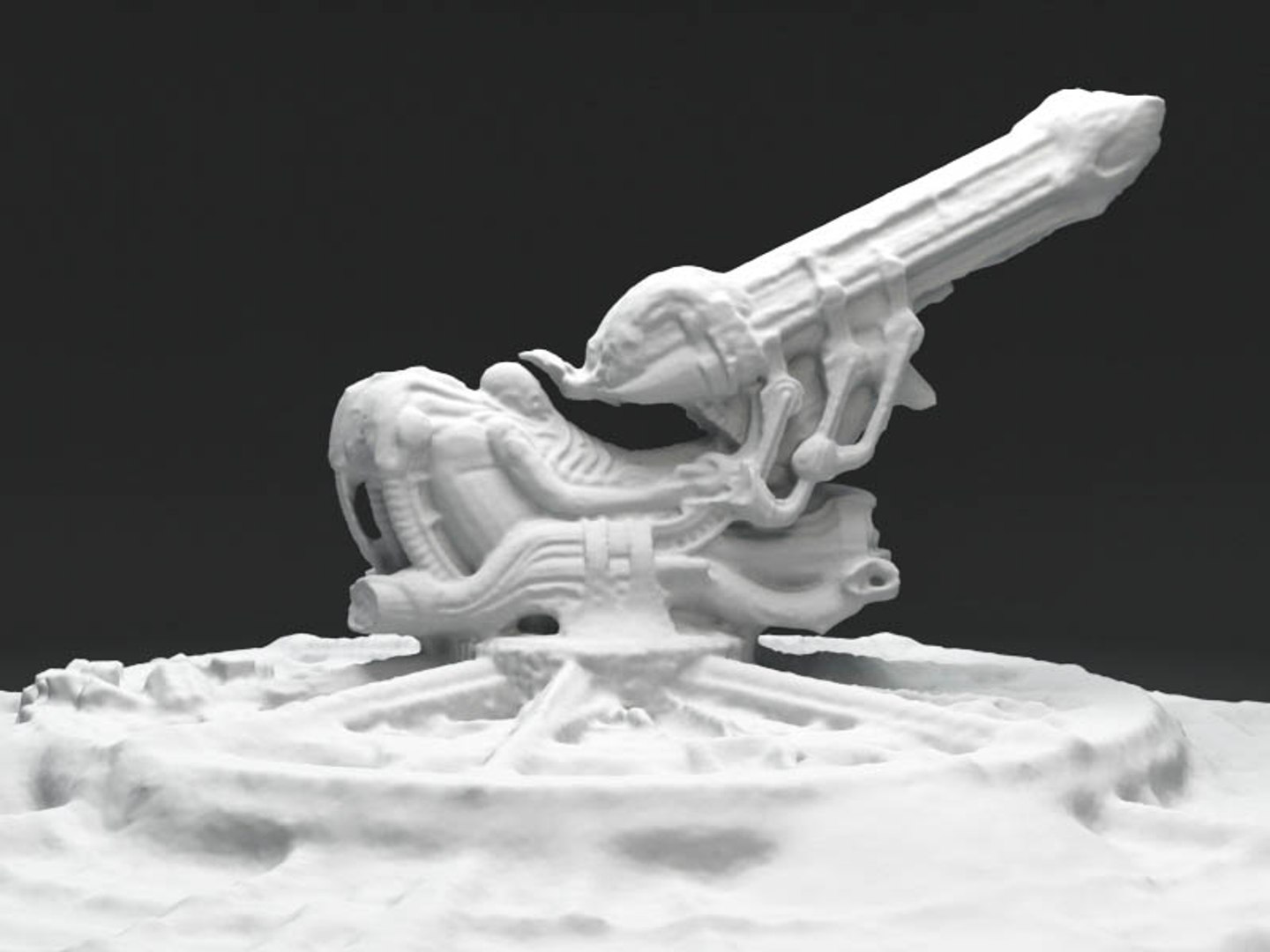 Alien Space Jockey 3D Model - TurboSquid 1881923