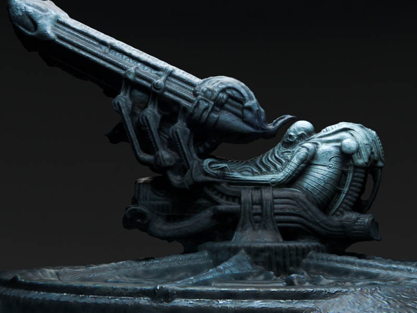 Alien Space Jockey 3D Model - TurboSquid 1881923