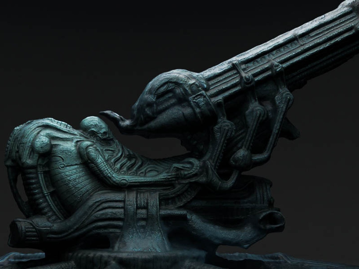 Alien Space Jockey 3D Model - TurboSquid 1881923