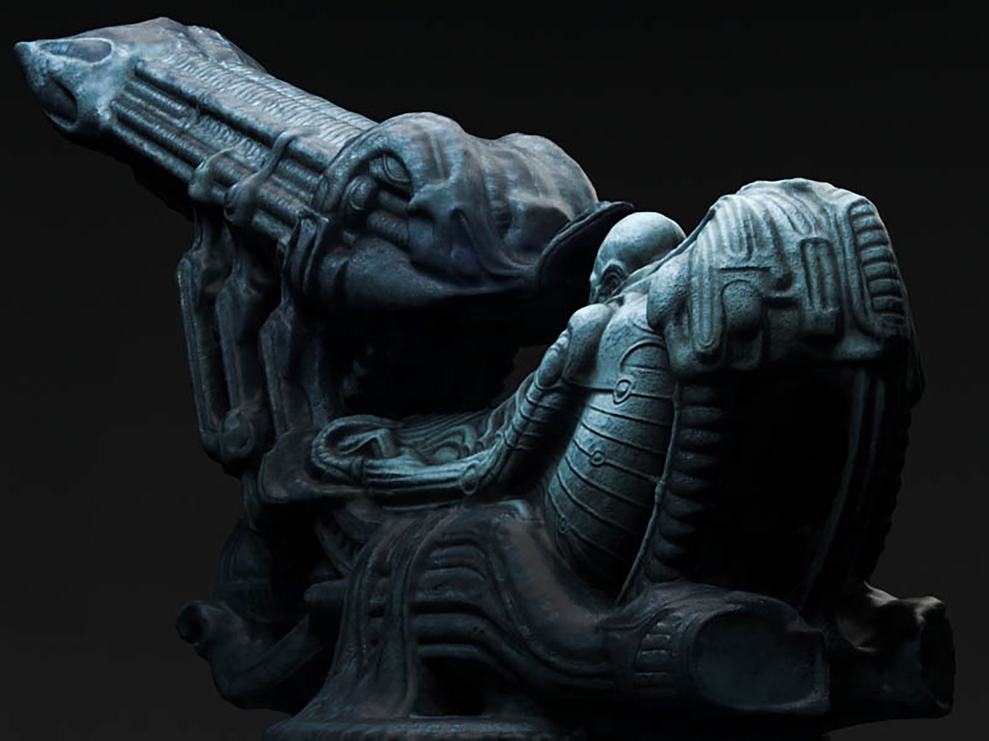 Alien Space Jockey 3D Model - TurboSquid 1881923