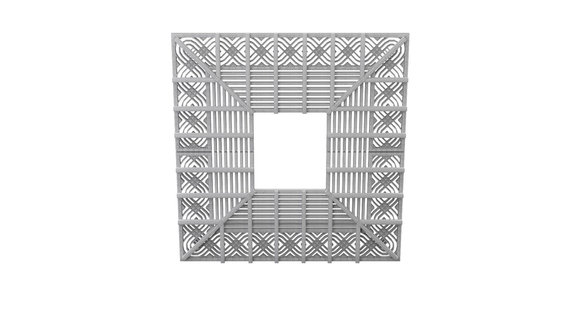 3D Tree Grate Model - TurboSquid 1711873