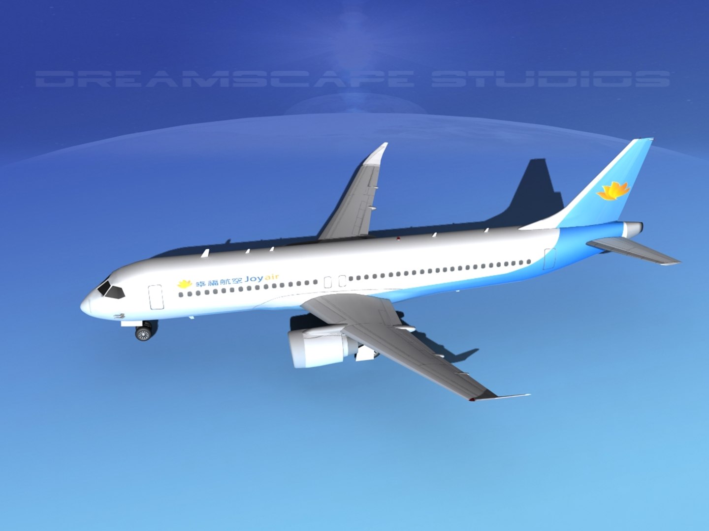 Comac C919 Airliners 3d Model