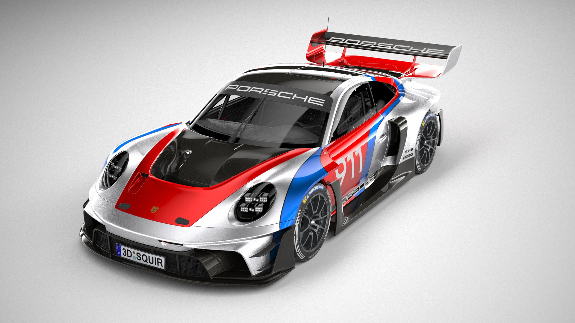 Porsche 911 GT3 R Rennsport 2023 3D Model - TurboSquid 2156586