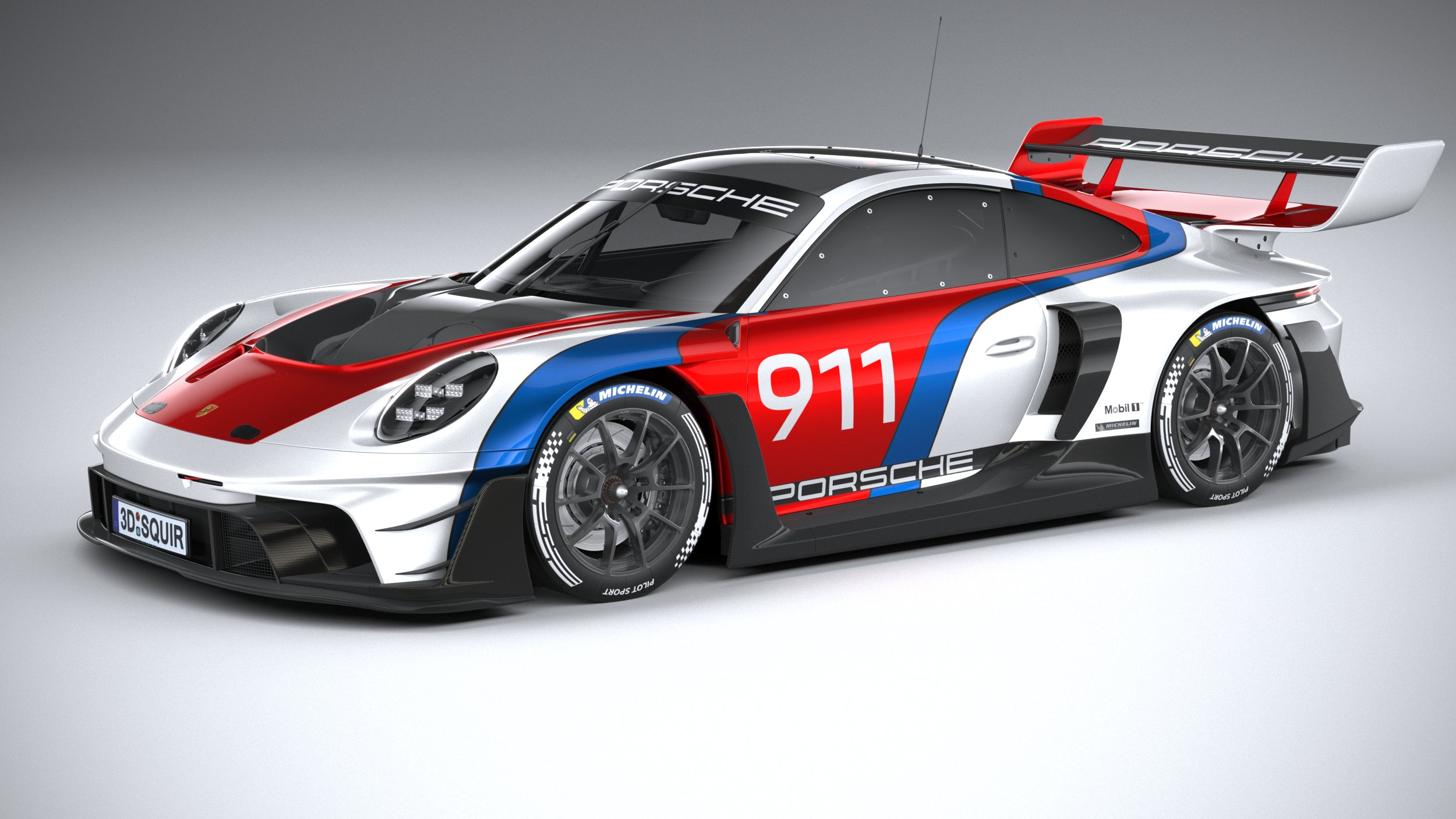 포르쉐 911 GT3 R Rennsport 2023 3D 모델 - TurboSquid 2156586