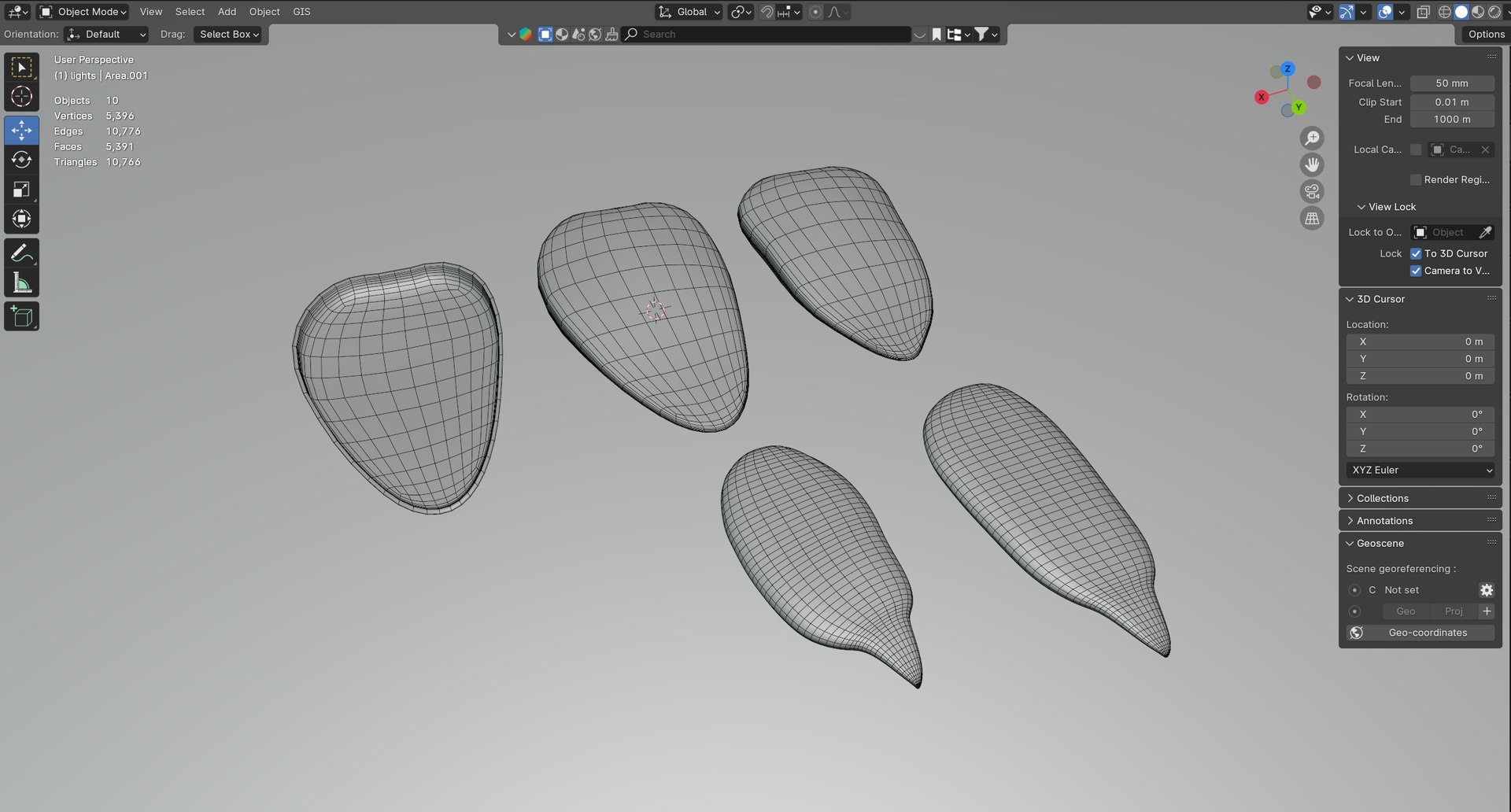Sunflower Seed Collection 3D Model - TurboSquid 2407982