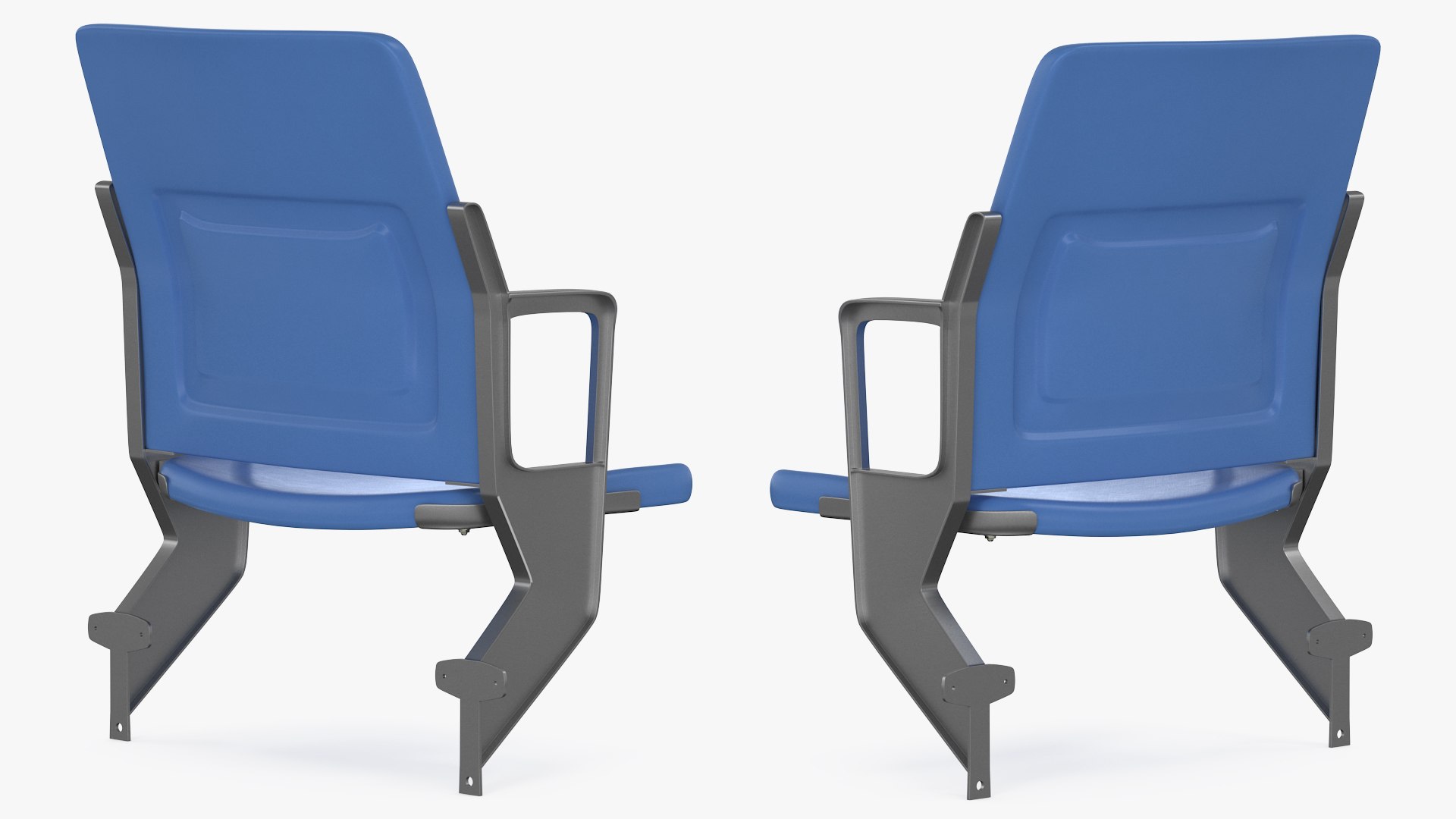 Plastic Stadium Seat Open Wall Mount Model - TurboSquid 1944764
