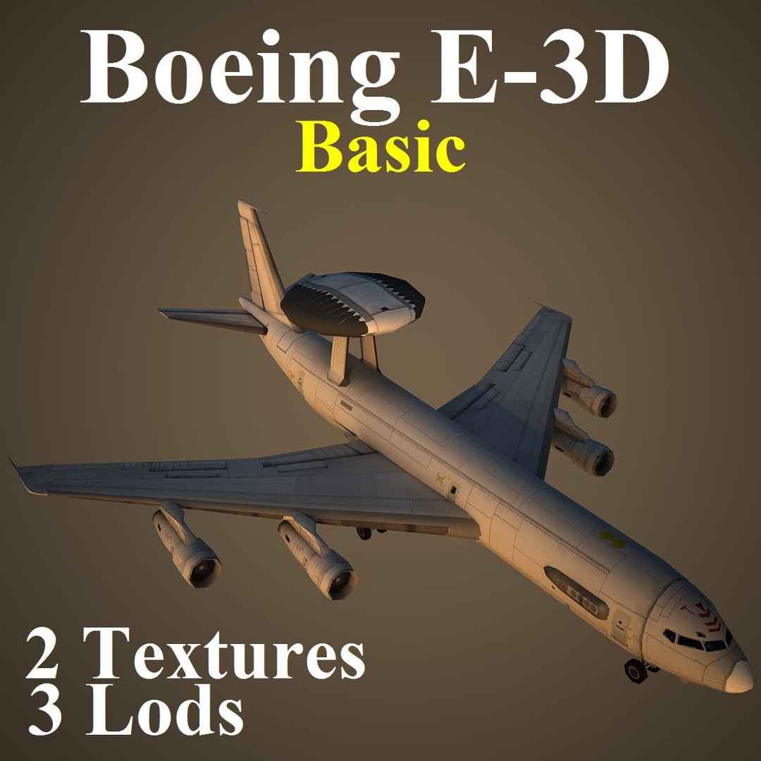 3d Boeing Basic Aircraft 3