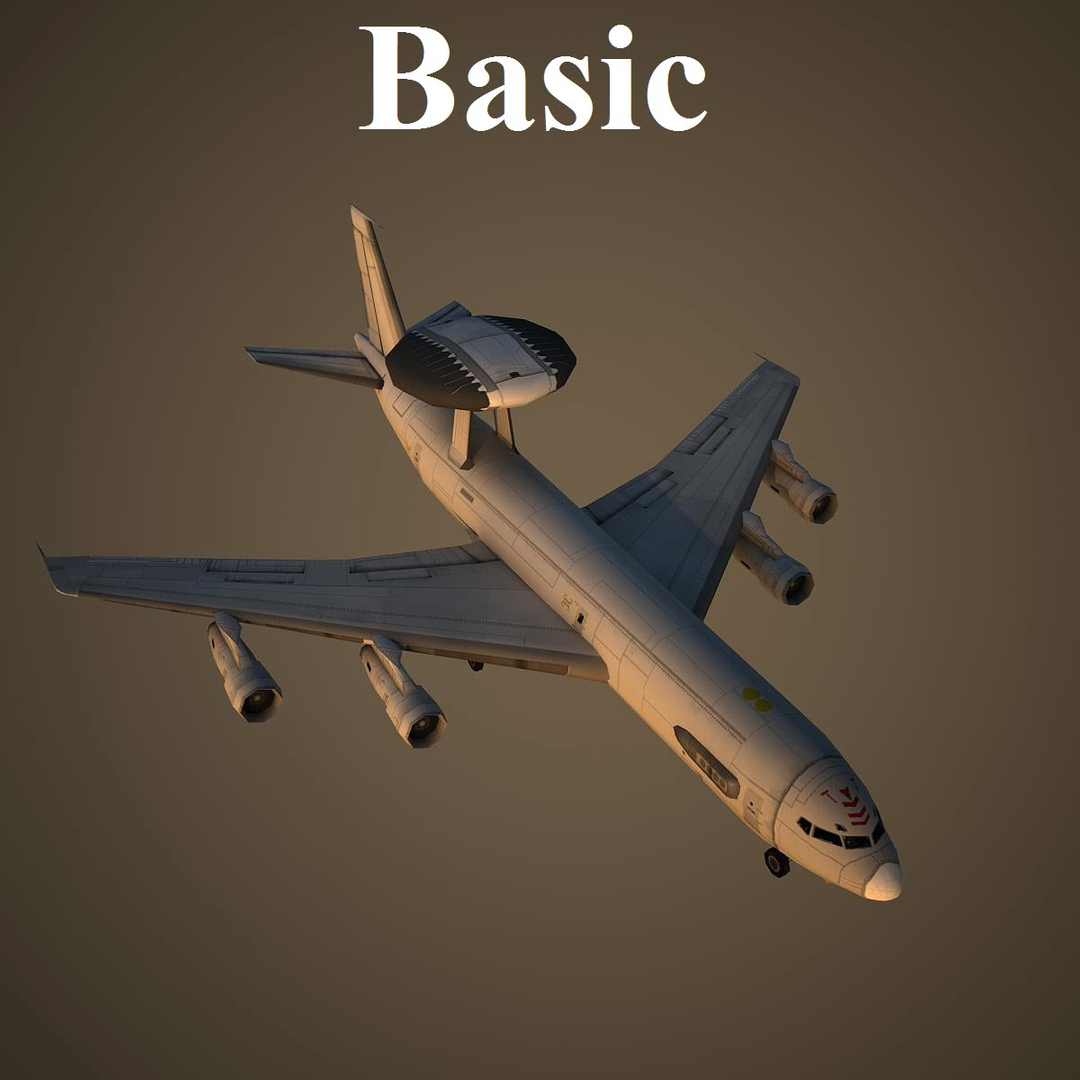 3d Boeing Basic Aircraft 3