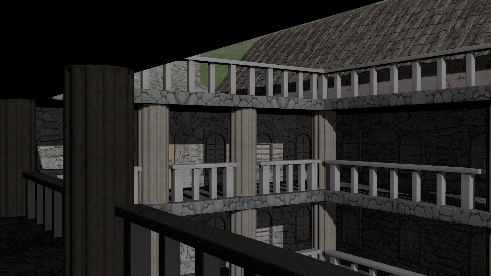 Monastery 3D Model - TurboSquid 1232559