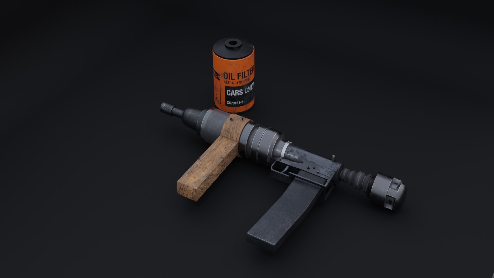 3D Improvised Gun Model - TurboSquid 1747965
