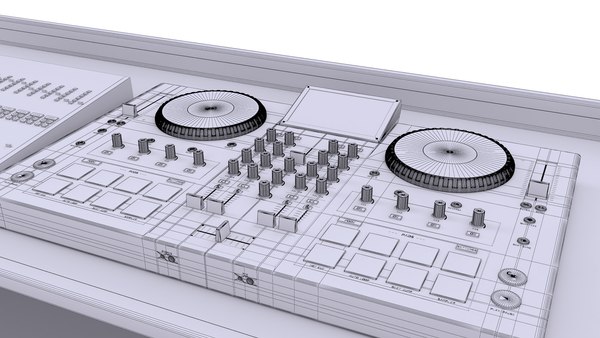 DJ Booth - Black 3D model - TurboSquid 1910155