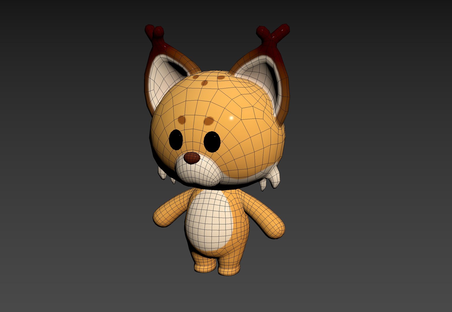 3D Character332 Rigged Lynx - TurboSquid 2279637