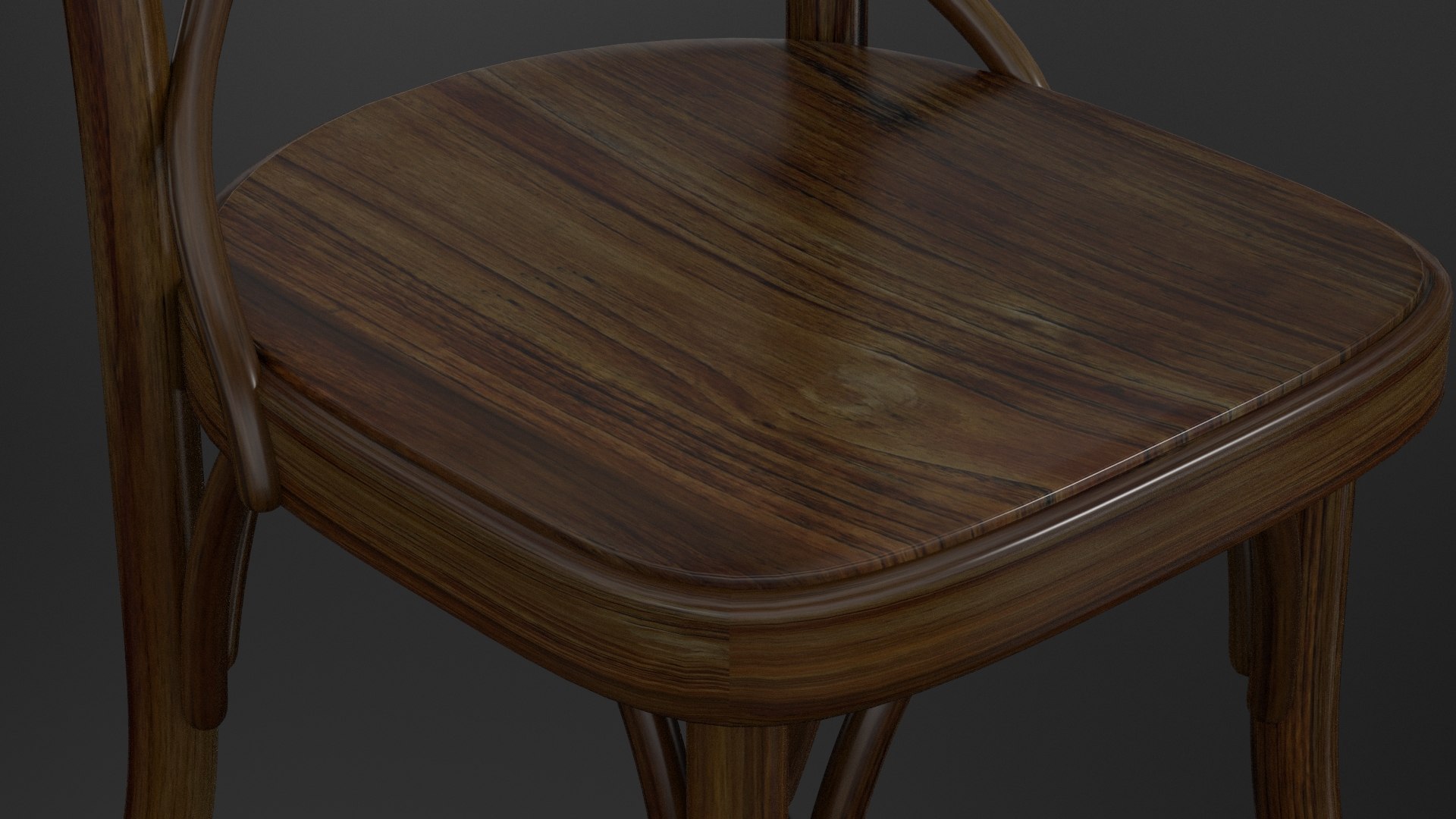 Wood Chair 3d Model