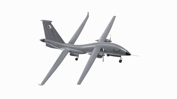 modelo 3d Yabhon United 40-UAV color gris equipado para Cinema 4D ...