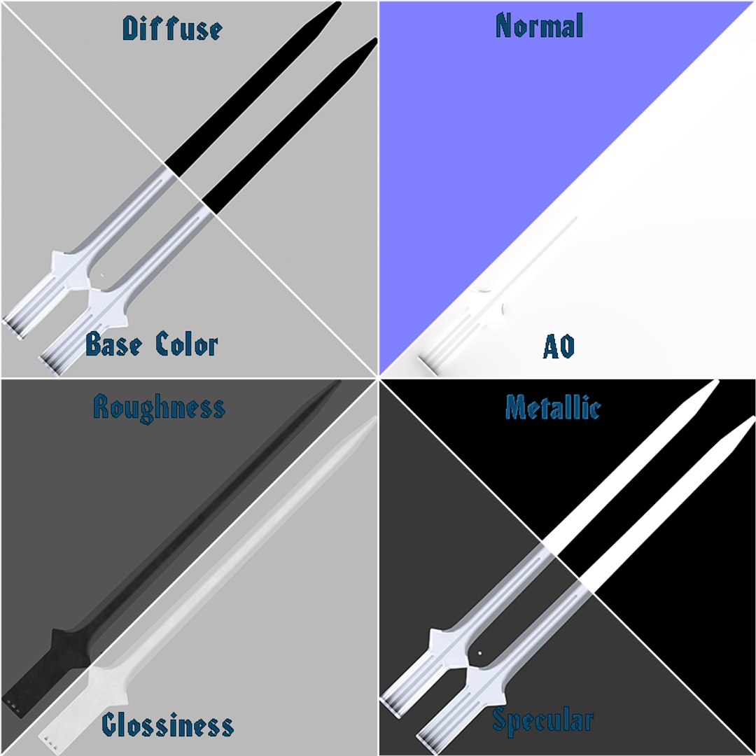 3D Long Sword Games Model - TurboSquid 1480755