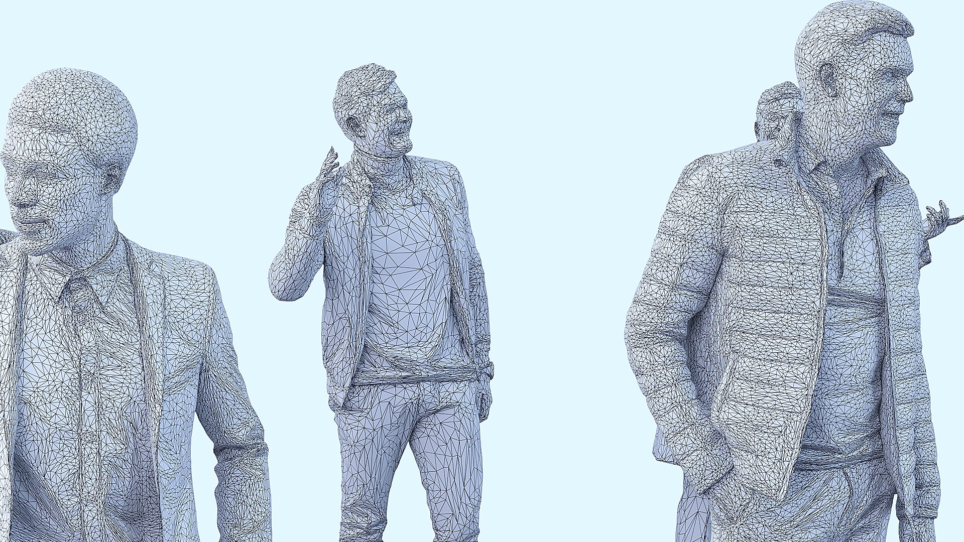 3D A Collection Of Random People In Various Poses 03 - TurboSquid 2402337