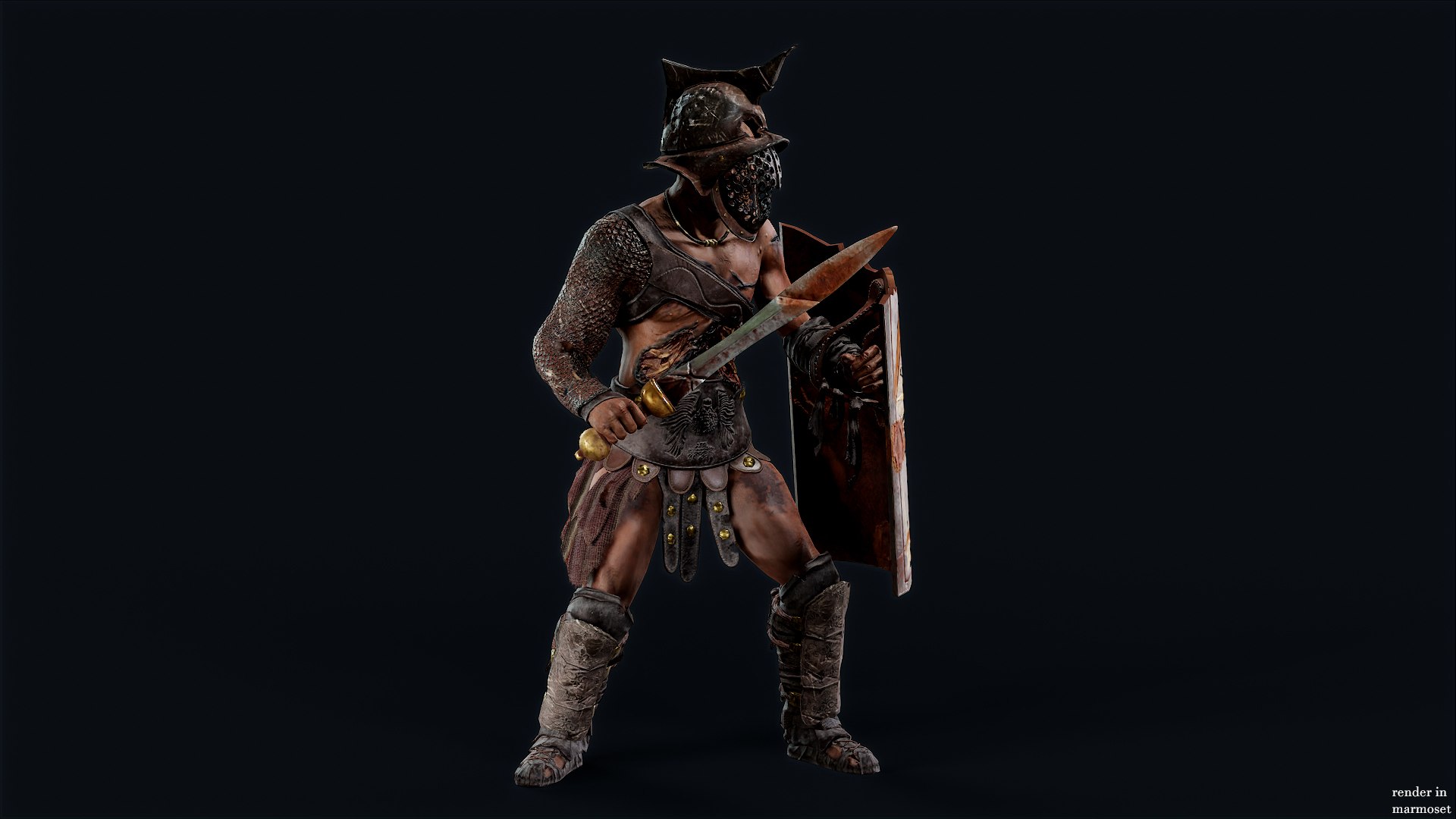 3D Model GLADIATOR MU4 - TurboSquid 2325305