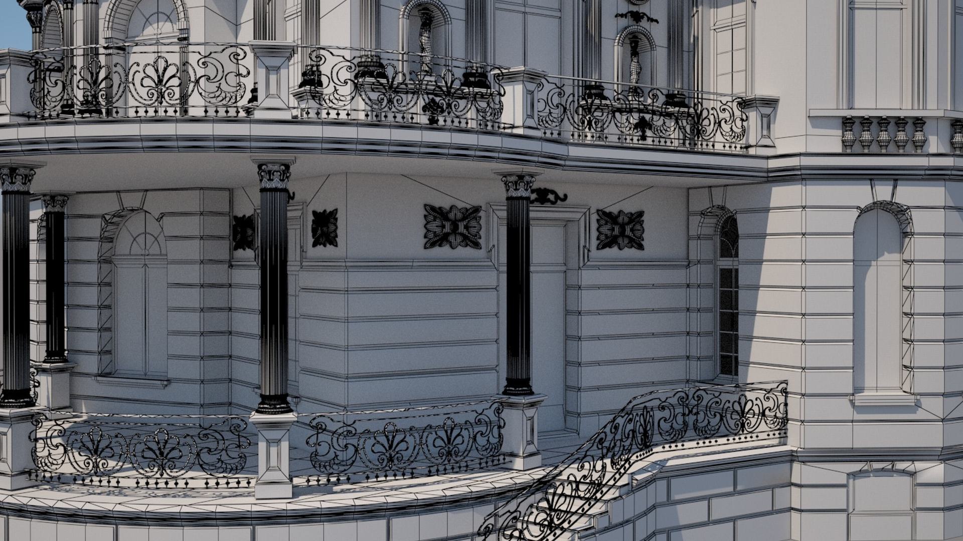 Castle Mansion 3D Model - TurboSquid 2282298