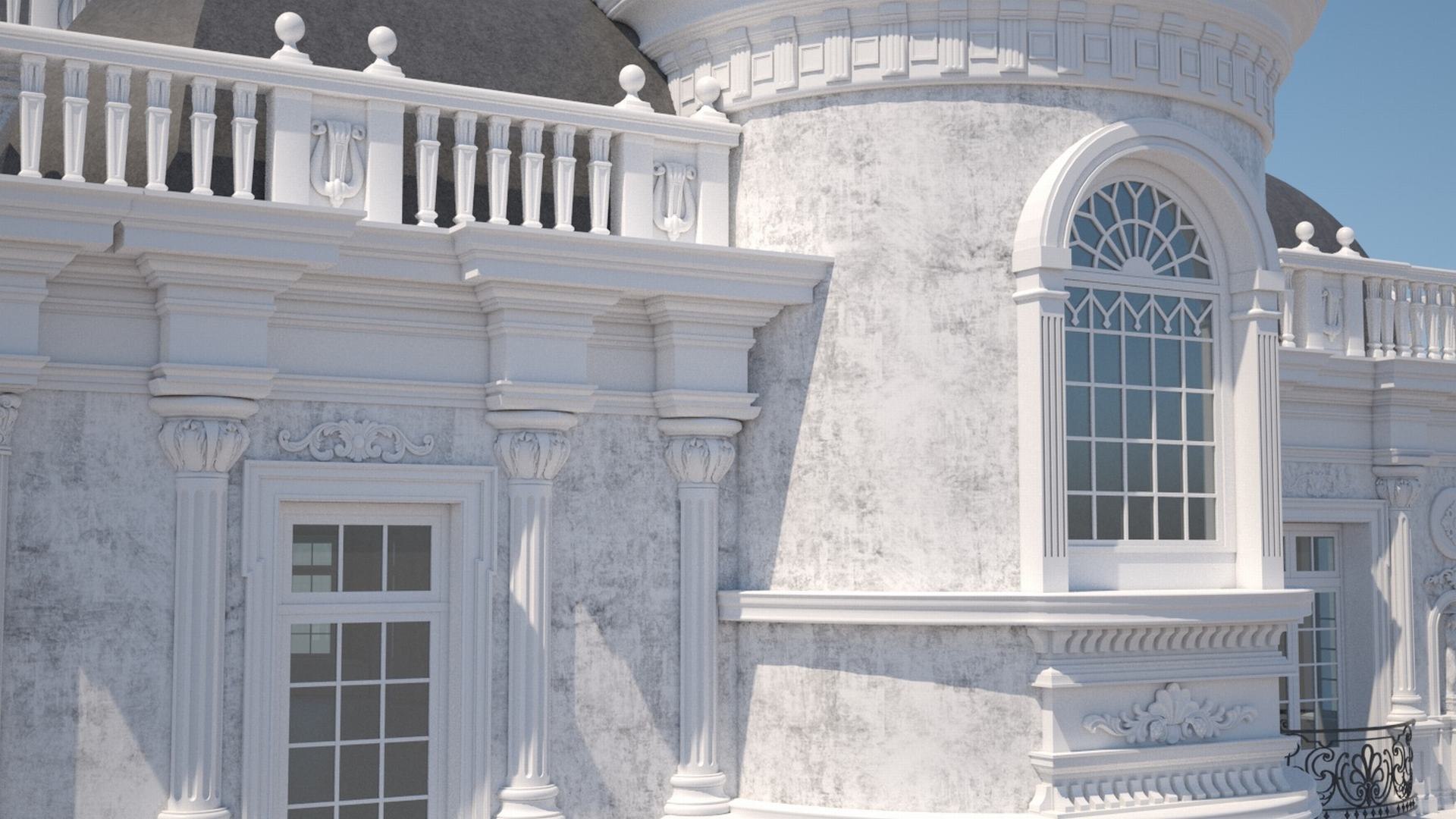 Castle Mansion 3D Model - TurboSquid 2282298